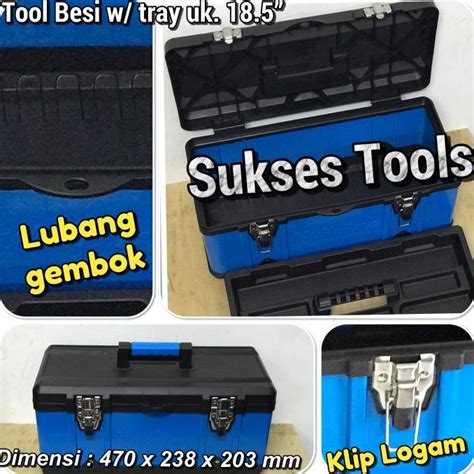 Jual Tool Box Besi 185 With Tray Multipro Metal Tool Box Paling Dicari