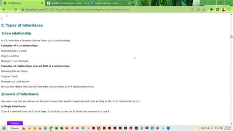 C Sharp Inheritance Part 1 Youtube