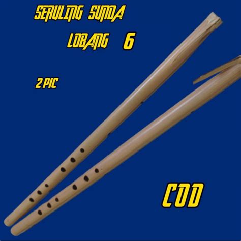 Jual Seruling Bambu Sunda 2 Pic Shopee Indonesia