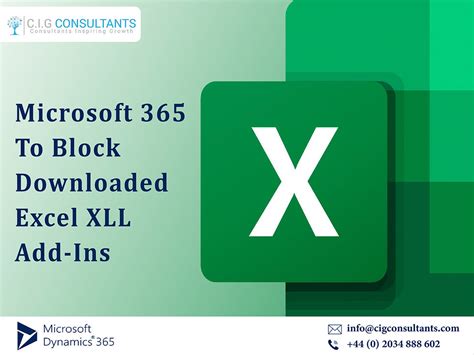 Microsoft 365 To Block Downloaded Excel Xll Add Ins