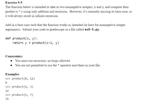 Solved Exercise The Function Below Is Intended To Take Chegg