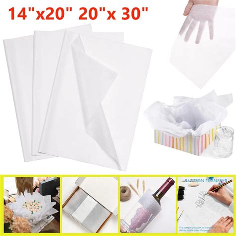 Neflaca 1500 Sheets 14 X 20 White Tissue Paper Bulk T Wrapping