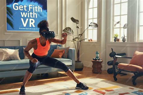 Premium Photo Exploring New Dimensions In Fitness With Vr Exercise Routine