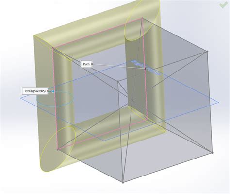 Attempting To Select Multiple Lines With Swept Bossbase Rsolidworks