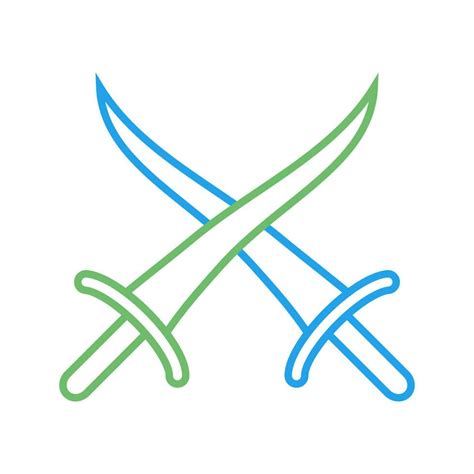 Sword Fighting Vector Icon 23647379 Vector Art At Vecteezy