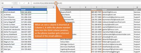 how to prevent vlookup errors when inserting or deleting columns