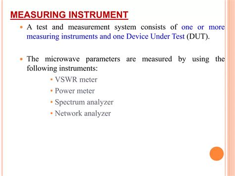 Ec6701 Rfandmw Vswr Meter Pptx