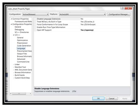 9 Enabling OpenMP Support In Microsoft Visual Studio 2010 Pro Download Scientific Diagram