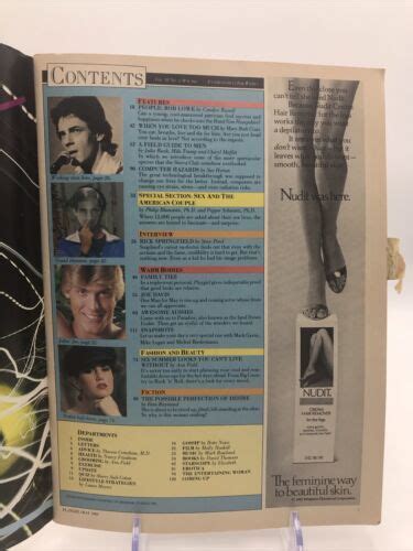 Playgirl May 1984 Rick Springfield 4697617834