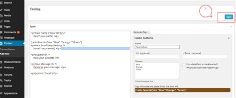 how to make a custom contact form using contact form 7 plugin