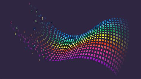 Artificial Intelligence Machine Learning Visualization Of Sorting A Large Amount Of Data Process