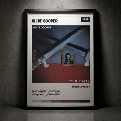 Cuadro Alice Cooper Special Forces Pikfy