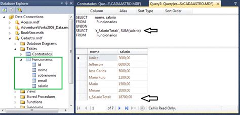 SQL Usando SQL UNION