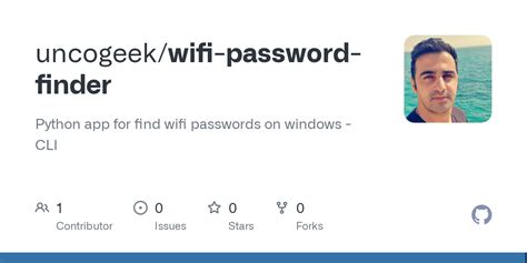 Github Uncogeekwifi Password Finder Python App For Find Wifi Passwords On Windows Cli