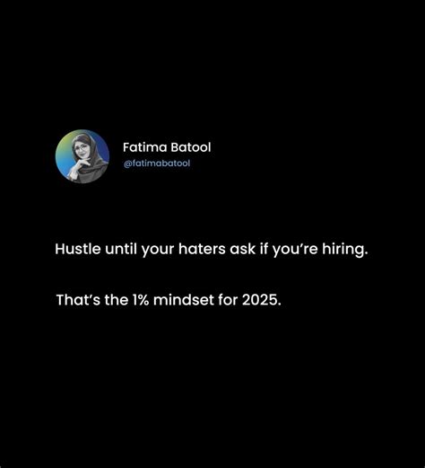 Fatima Batool On Linkedin Want To Join The 1 In 2025 Heres How Hustle Until Your Haters Ask