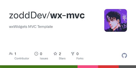 Github Zodddevwx Mvc Wxwidgets Mvc Template