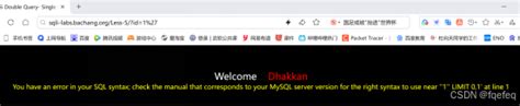 sqli labs—less 5报错注入 less 5报错注入教程 csdn博客