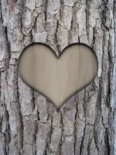 Tree Trunk With Heart Clipart