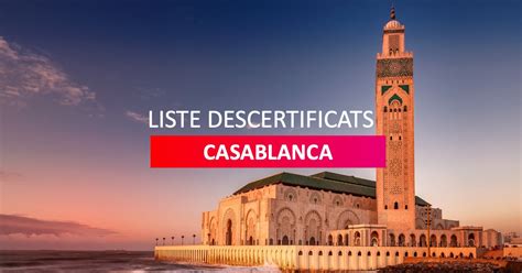 Liste Des Certificats à Casablanca L Master And Mba