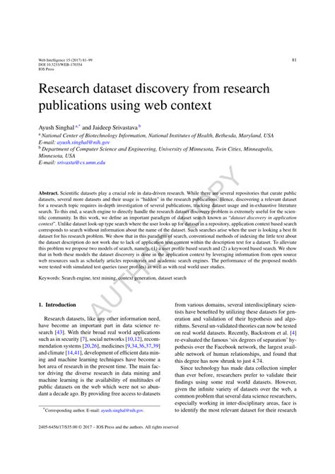 pdf research dataset discovery from research publications using web