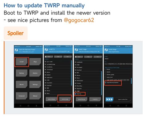 Tutorial Update Twrp Latest Version Unofficial Xiaomi European Community MIUI ROM Since