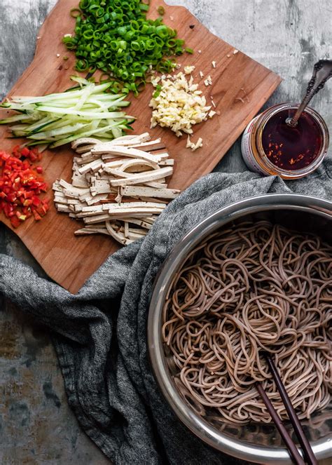 Spicy Sichuan Style Buckwheat Noodles