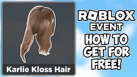 Event How To Get The Karlie Kloss Hair In Fashion Klossette Roblox