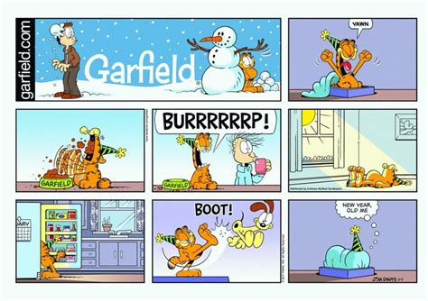 New Year Old Me Garfield Cat Comic Snap Screenshot App Bestof