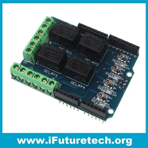 4 CHANNEL 5V RELAY SHIELD MODULE IFuture Technology