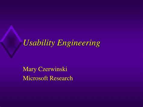 Ppt Usability Engineering Powerpoint Presentation Free Download Id