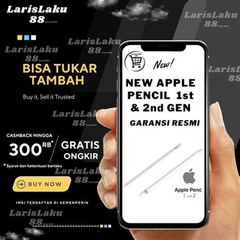 Jual Ibox Apple Pencil Gen 1 2 Garansi Resmi Tam 1 Tahun 1st 2nd Gen Garansi Inter Gen 1