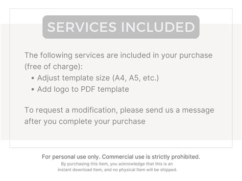 Work Order Template Editable PDF Word Googledocs Googlesheets Template Customizable
