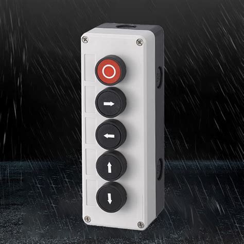 Push Button Switch Power Control Box Stop Start Stop 22mm Waterproof