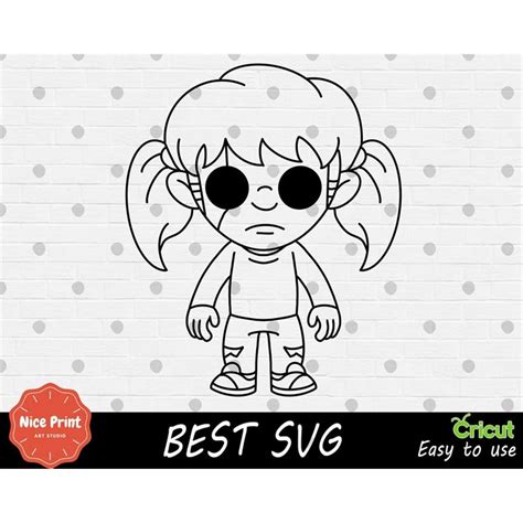 Outline Sally Svg Clipart Cricut Svg Svg Cut File Di Inspire