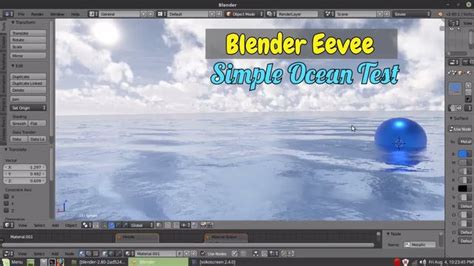 Blender Eevee Simple Ocean Using Eevee Ocean Eevee Blender