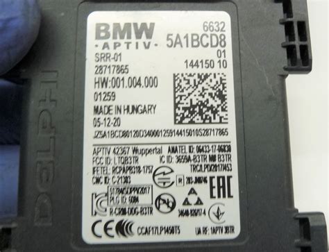 2021 2023 Bmw 430i M4 M440i Radar Sensor Close Range 66325a1bcd8 Oem