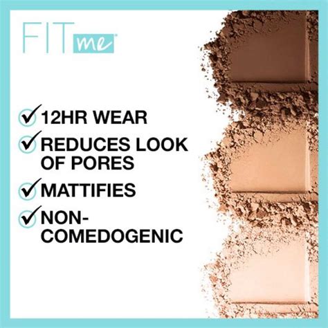 Maybelline Fit Me Matte Poreless Powder Foundation The Three Roses