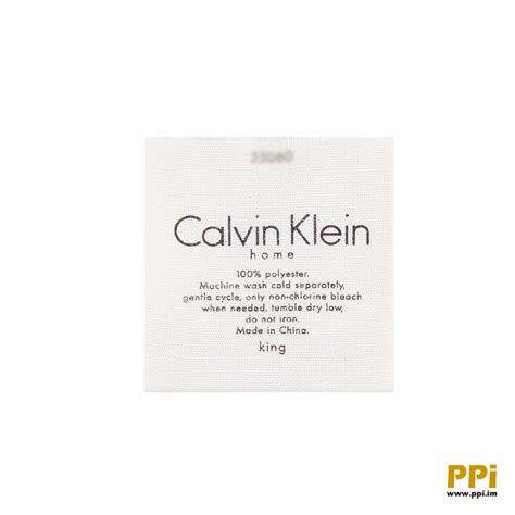 Ck Cotton Printed Carelabel Precious Packaging