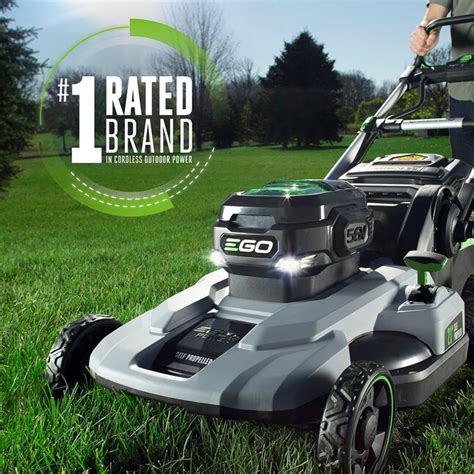 EGO POWER+ 56-volt 21-in Self-propelled Cordless Lawn Mower 7.5 Ah (Battery Included) in the ...