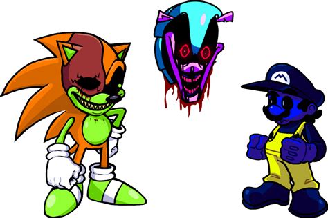 [fnf] Scary Orange Aethos Remake By 205tob On Deviantart