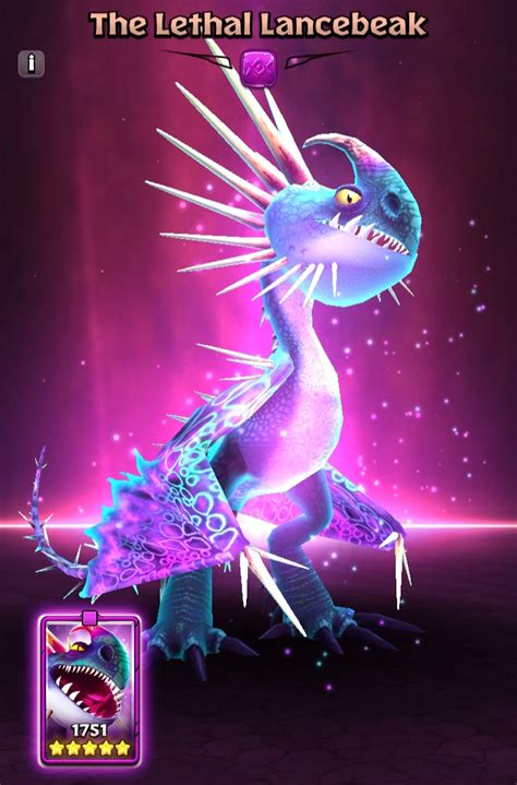 The Lethal Lancebeak Is A Female Deadly Nadder Appearing In The Game