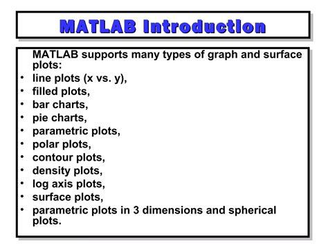 Matlab day 1: Introduction to MATLAB | PPT