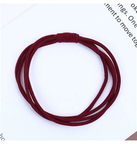 머리끈 올림머리 똥머리밴드 4줄 똥머리집게핀 당고밴드 굵은고무줄 짱짱한 투명고무줄 똥머리 티몬