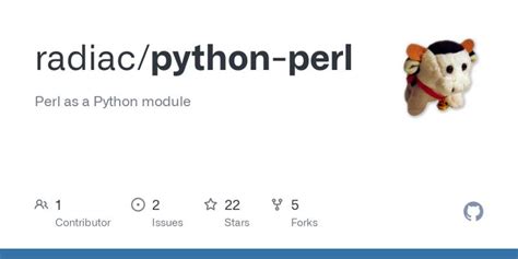 Noah T On Linkedin Github Radiacpython Perl Perl As A Python Module 17 Comments