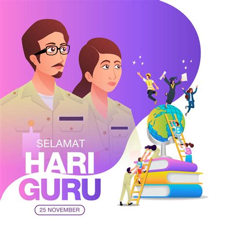 Selamat Hari Guru Translation Happy Teachers Day Indonesian Holiday Teacher S Day