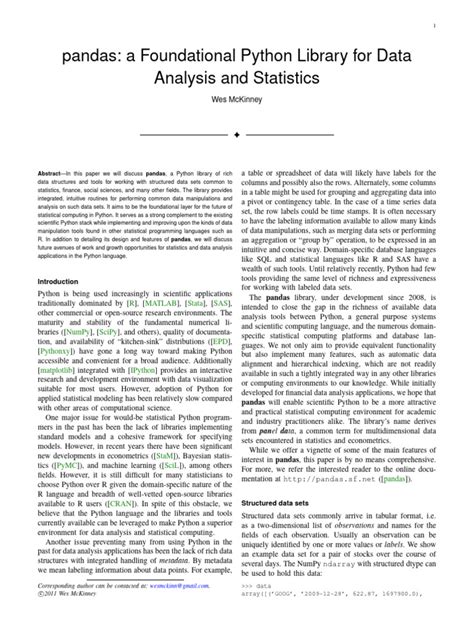 Pyhpc2011 Submission 9 Pdf Computer Programming Computing