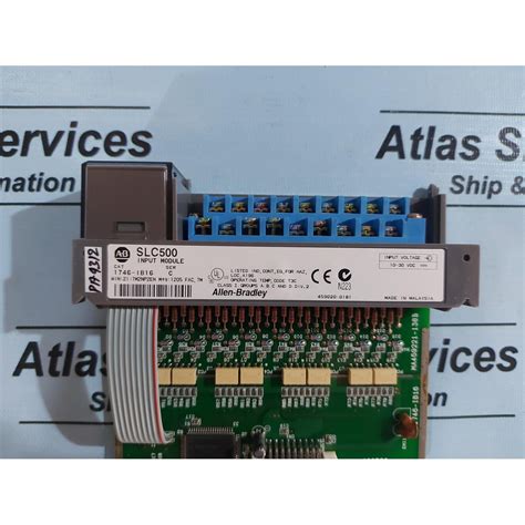 Allen Bradley 1746 Ib16 Slc 500 Input Module Atlas Shipcare Services