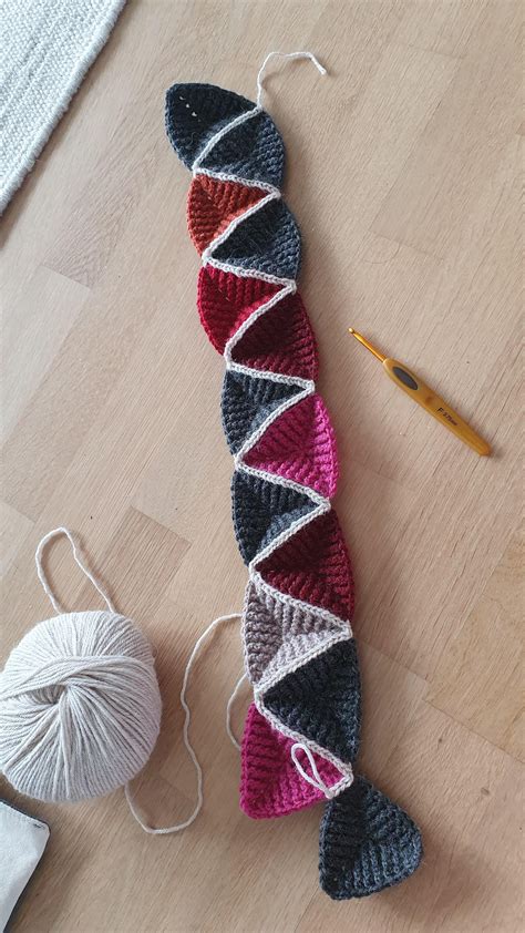 Finished 506 Triangles Planned Out The Designlayout Of The Triangles Have Begun To Crochet