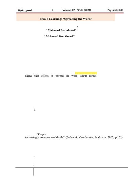 Corpus Based Instruction In The Efl Classroom The Case Of Data Driven Learning ‘spreading The