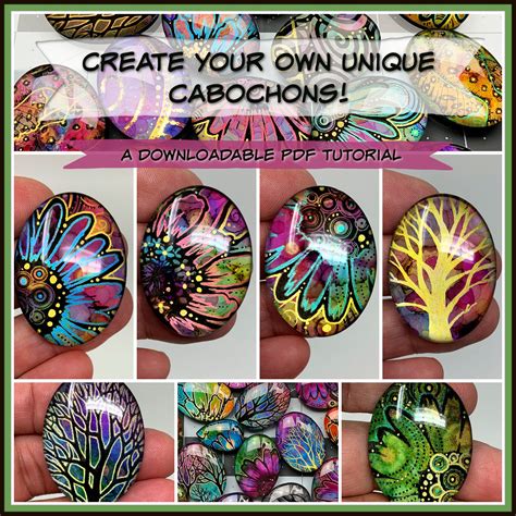 Creating Your Own Unique Glass Cabochons A Pdf Tutorial For Jewelry